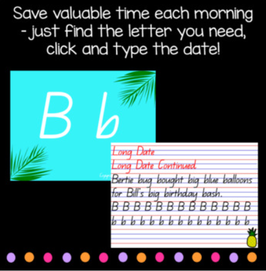 Queensland Font Handwriting PowerPoint | Made By Teachers