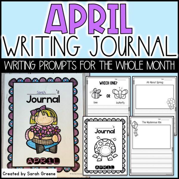 April Writing Journal | Made By Teachers