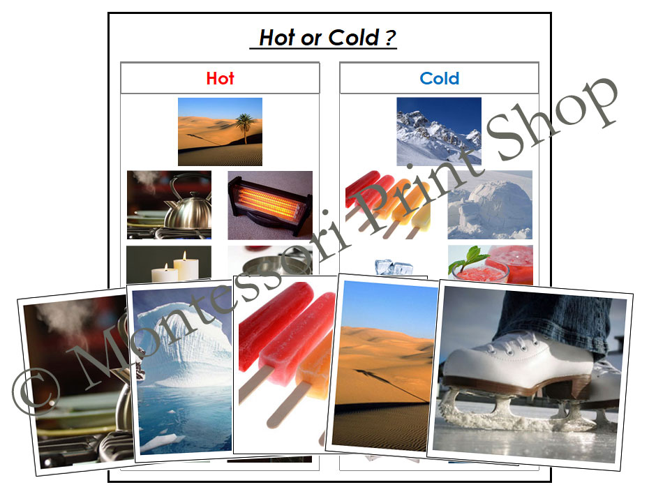 Hot or Cold? - Sorting Cards & Control Chart | Made By Teachers