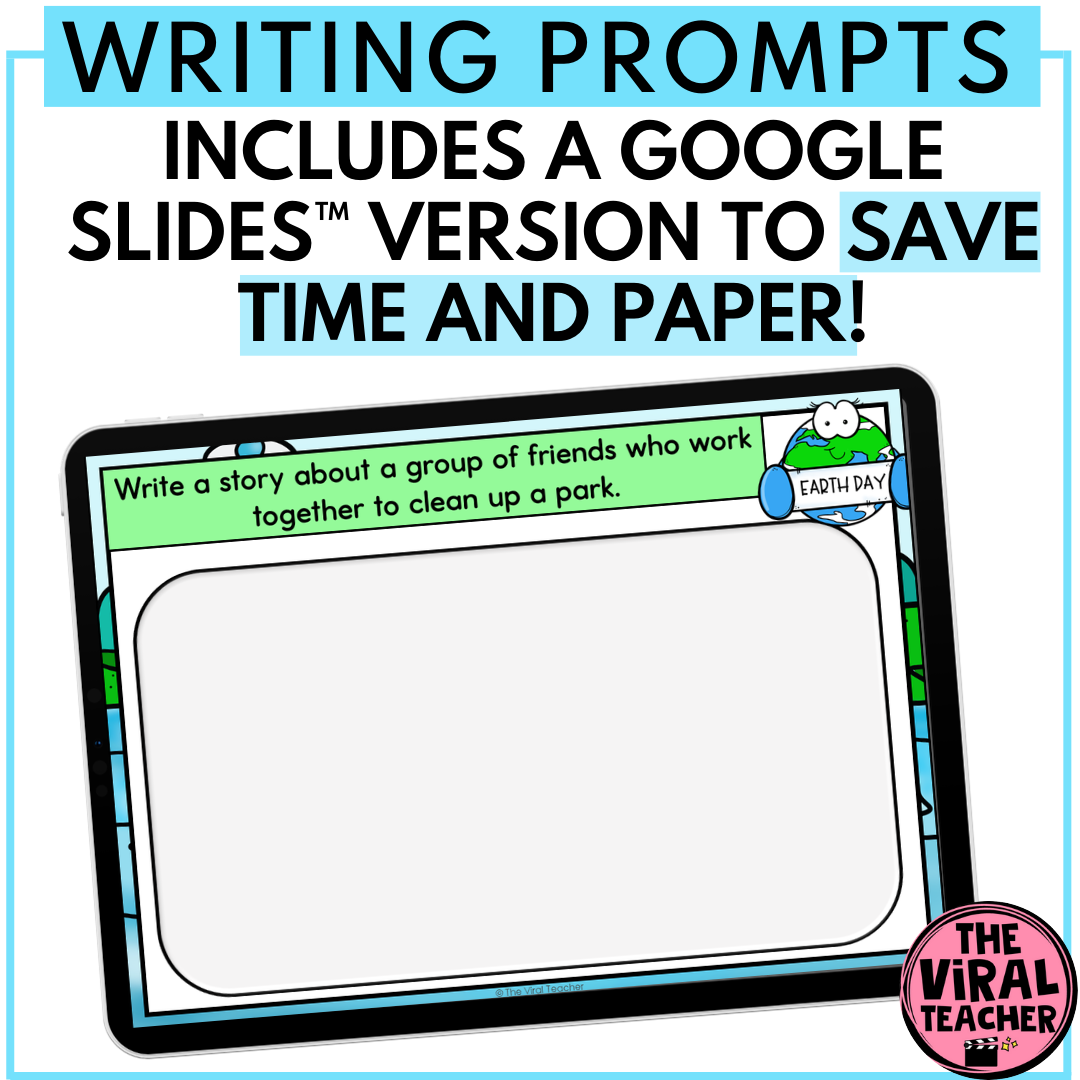 Earth Day Writing Prompts | Earth Day Activities for 1st Grade | Made ...