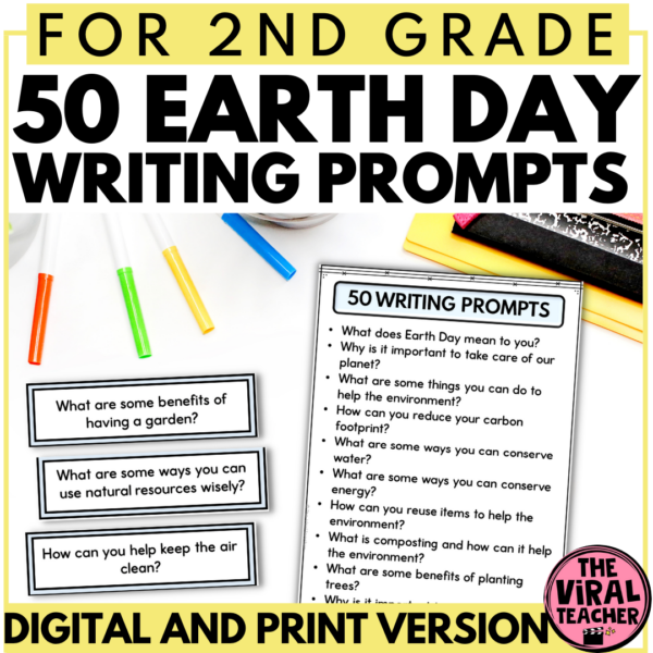 Earth Day Writing Prompts | Earth Day Activities for 2nd Grade | Made ...