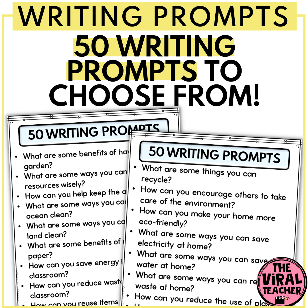 Earth Day Writing Prompts | Earth Day Activities for 2nd Grade | Made ...