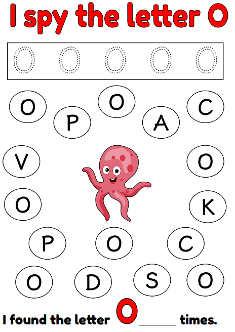 Upper Case Letter Recognition Activity - I spy the letter - No prep | Made By Teachers