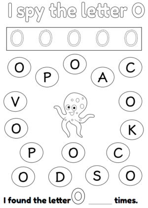 Upper Case Letter Recognition Activity - I spy the letter - No prep | Made By Teachers