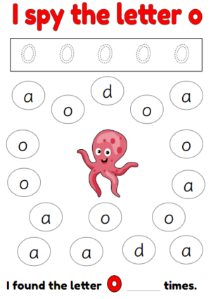 Upper and Lower Case Letter Recognition BUNDLE - I spy the letter - No ...