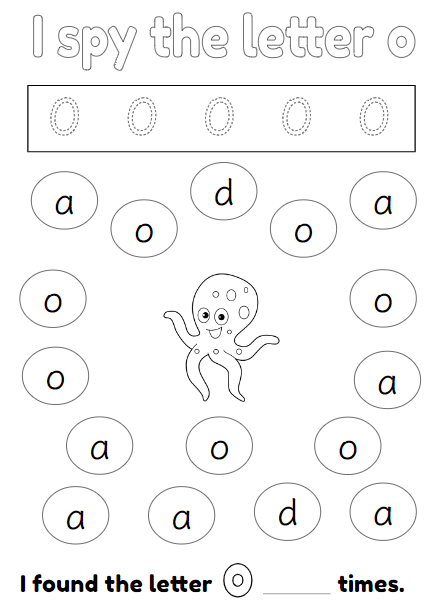 Upper and Lower Case Letter Recognition BUNDLE - I spy the letter - No ...