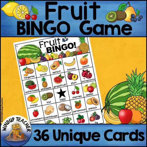 Fruit BINGO Game | Made By Teachers
