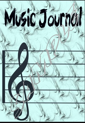 Music notes notebook | Made By Teachers