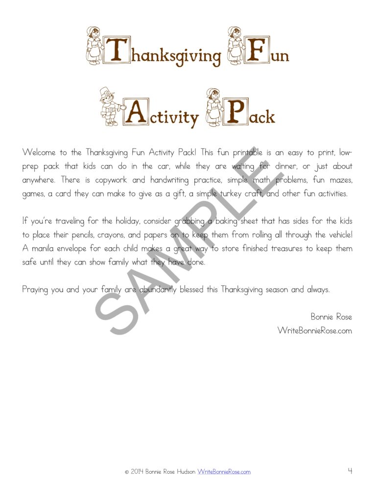 Thanksgiving Fun Activity Pack | Made By Teachers