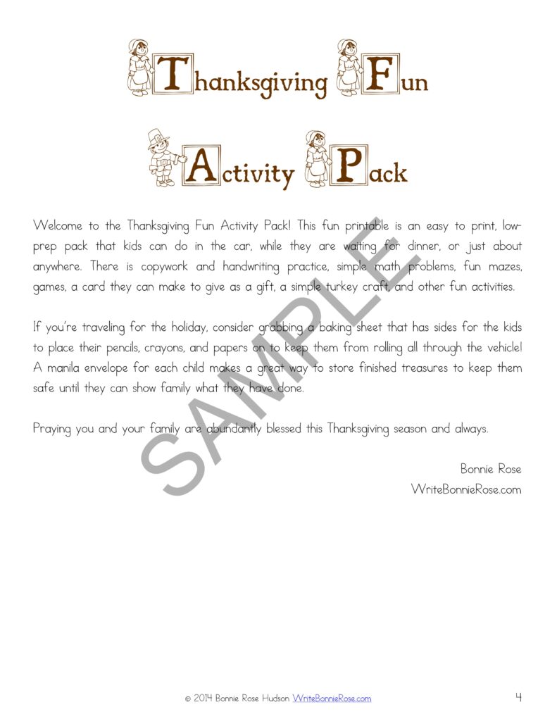 Thanksgiving Fun Activity Pack | Made By Teachers