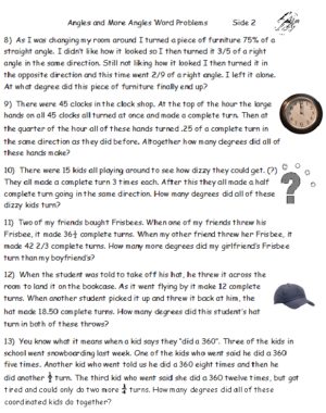 Angles Word Problems PLUS Angles in Words | Made By Teachers