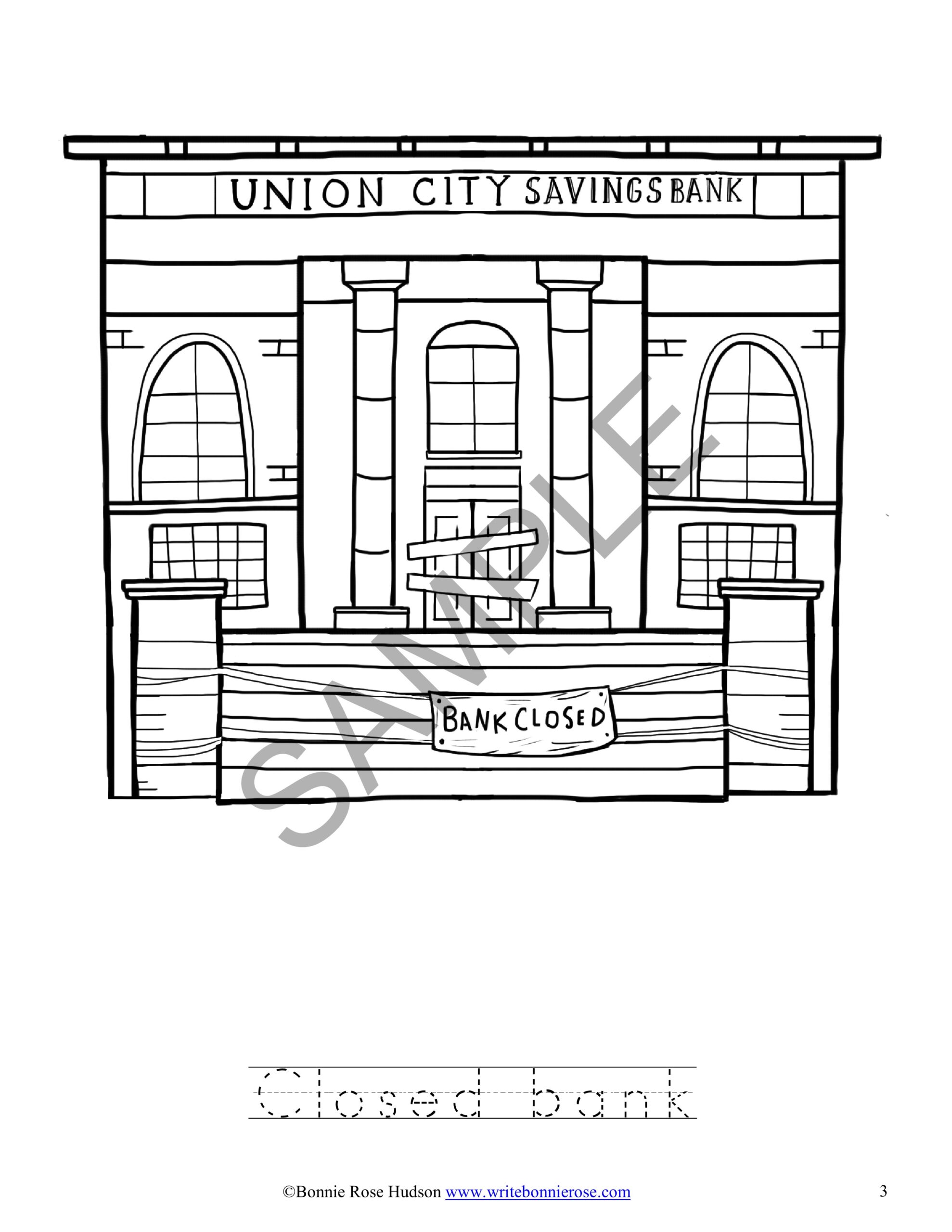 History by the Decade-1930s: Coloring Book with Print Copywork | Made ...