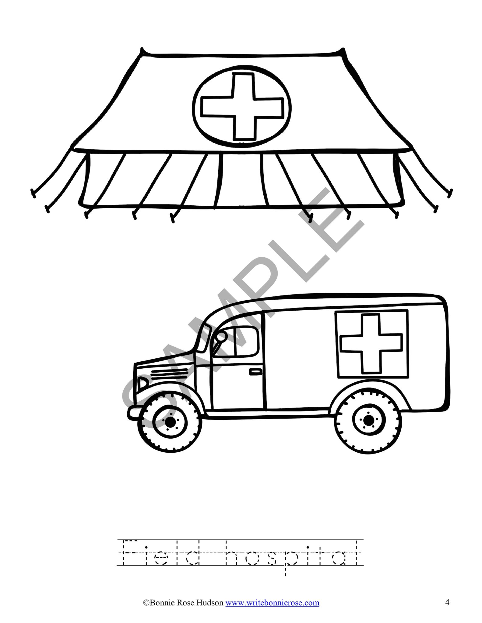 History by the Decade-1940s: Coloring Book with Print Copywork | Made ...