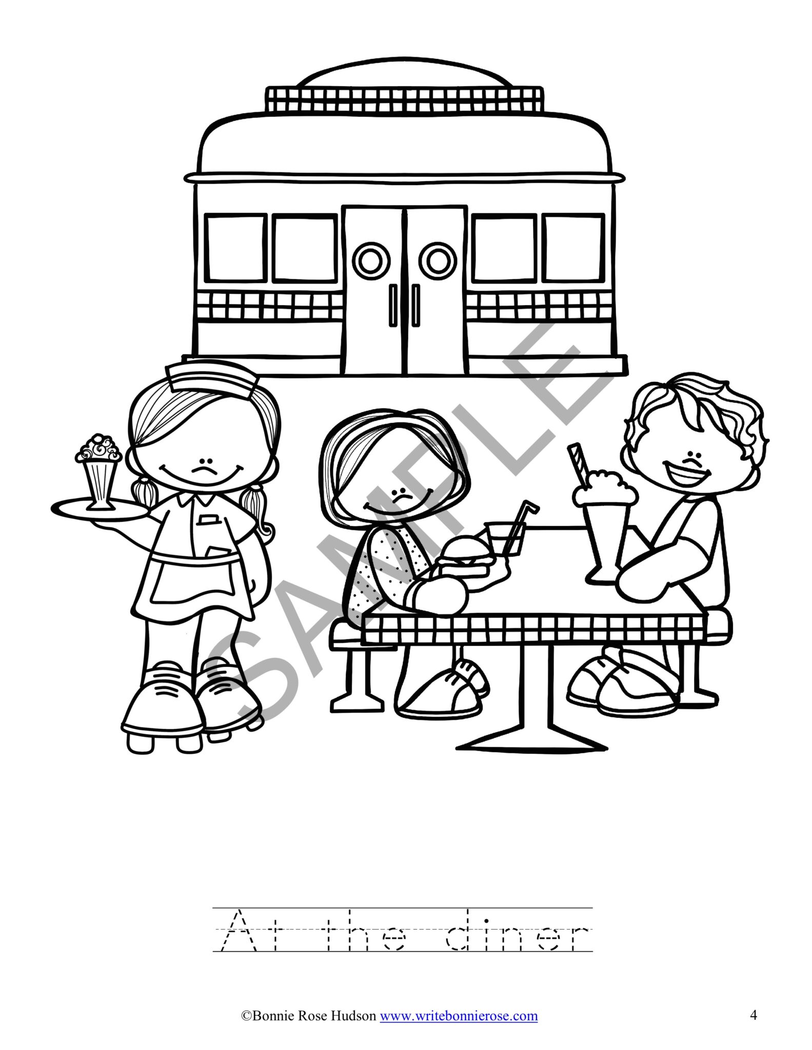 History by the Decade-1950s: Coloring Book with Print Copywork | Made ...