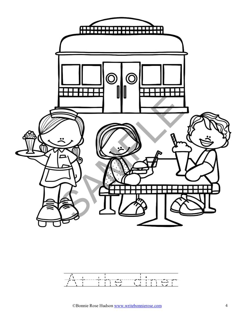 History by the Decade-1950s: Coloring Book with Print Copywork | Made ...