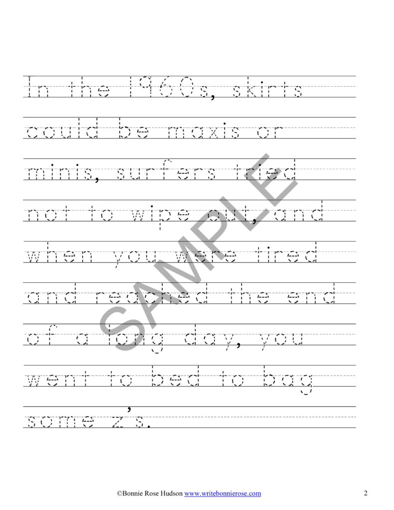 History by the Decade-1960s: Coloring Book with Print Copywork | Made ...