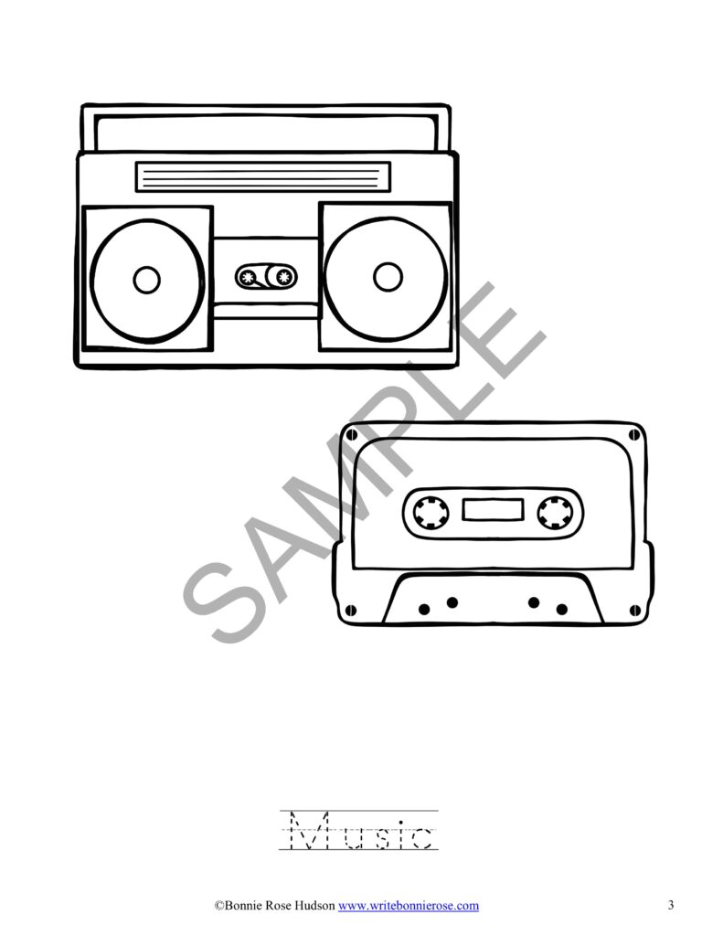 History by the Decade-1980s: Coloring Book with Print Copywork | Made ...