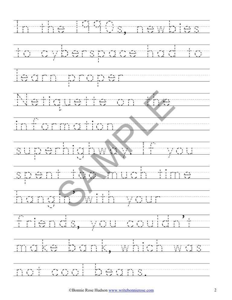 History by the Decade-1990s: Coloring Book with Print Copywork | Made ...