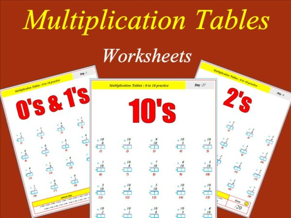 Practice multiplication for kids : Digits 0 -10 | Made By Teachers