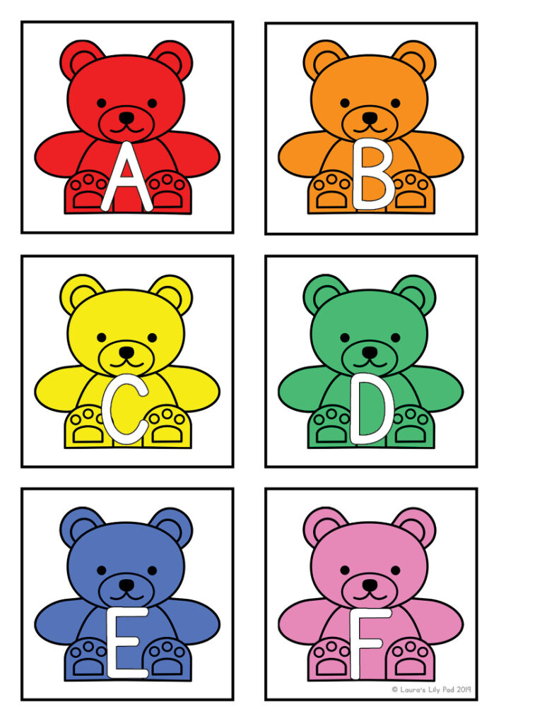 Rainbow Bears Centers | Made By Teachers