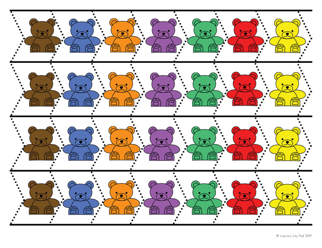 Rainbow Bears Centers | Made By Teachers