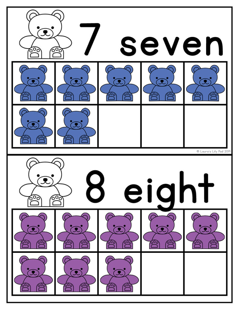 Rainbow Bears Centers - Made By Teachers