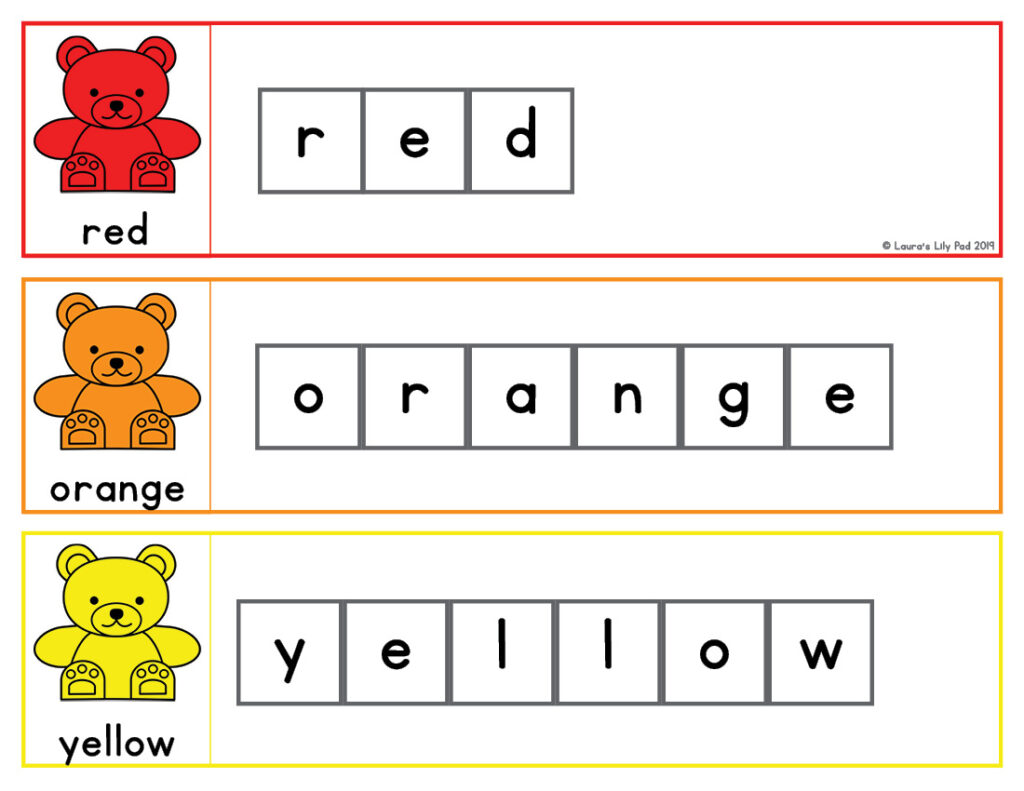 Rainbow Bears Centers | Made By Teachers