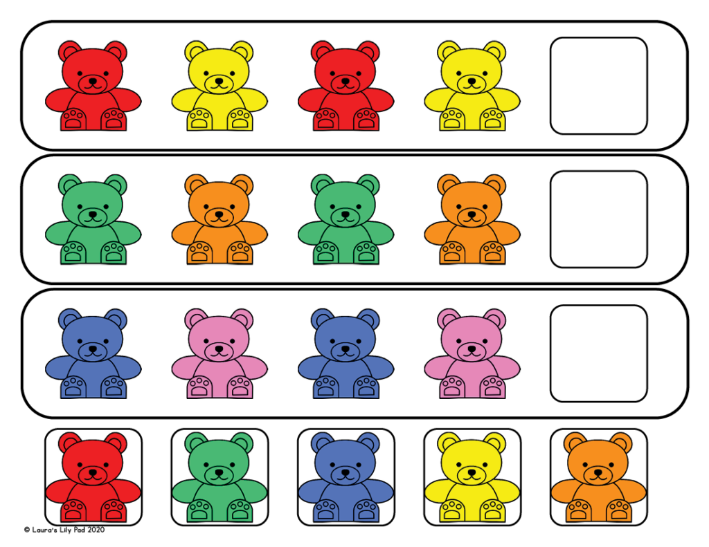 Rainbow Bears Centers | Made By Teachers