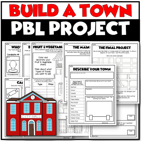 PBL Build a Town Project Based Learning | Made By Teachers