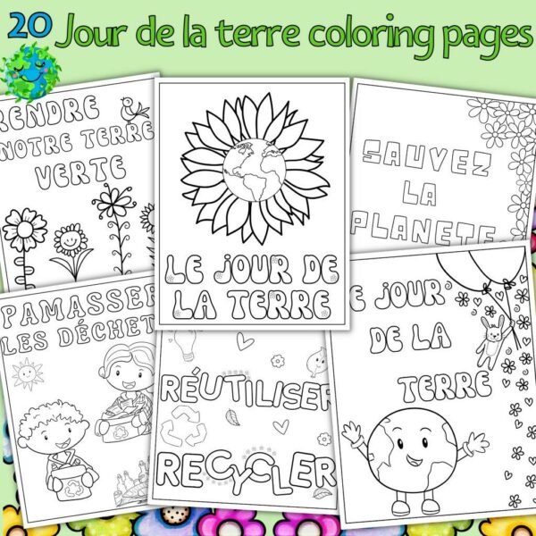 Le jour de la terre page à colorier, coloriage, Earth day coloring ...