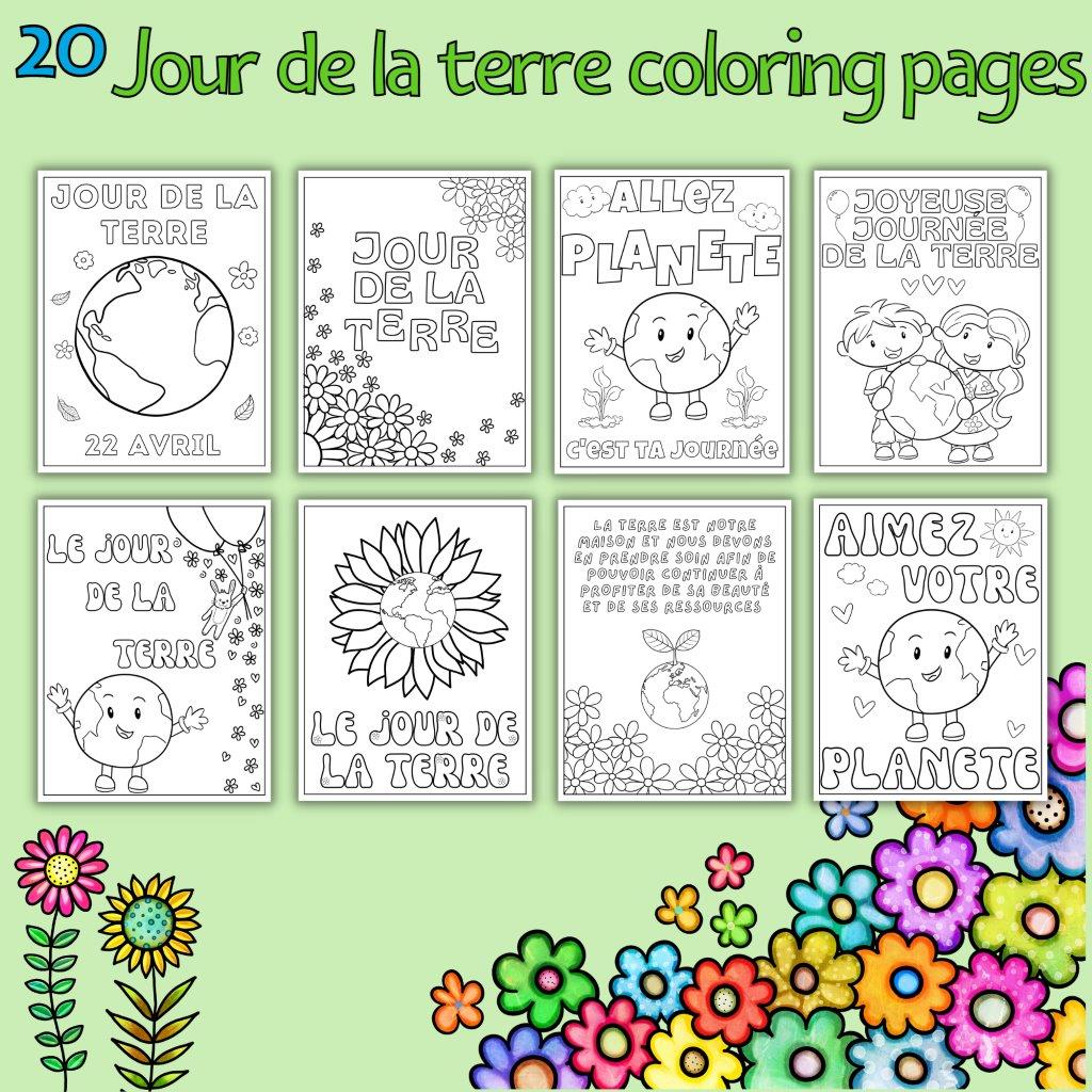 Le jour de la terre page à colorier, coloriage, Earth day coloring ...