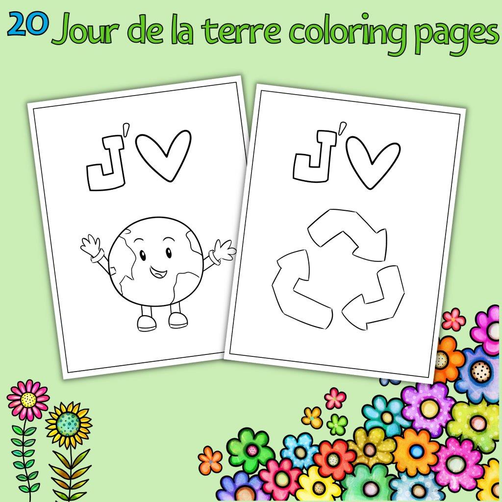 Le jour de la terre page à colorier, coloriage, Earth day coloring ...