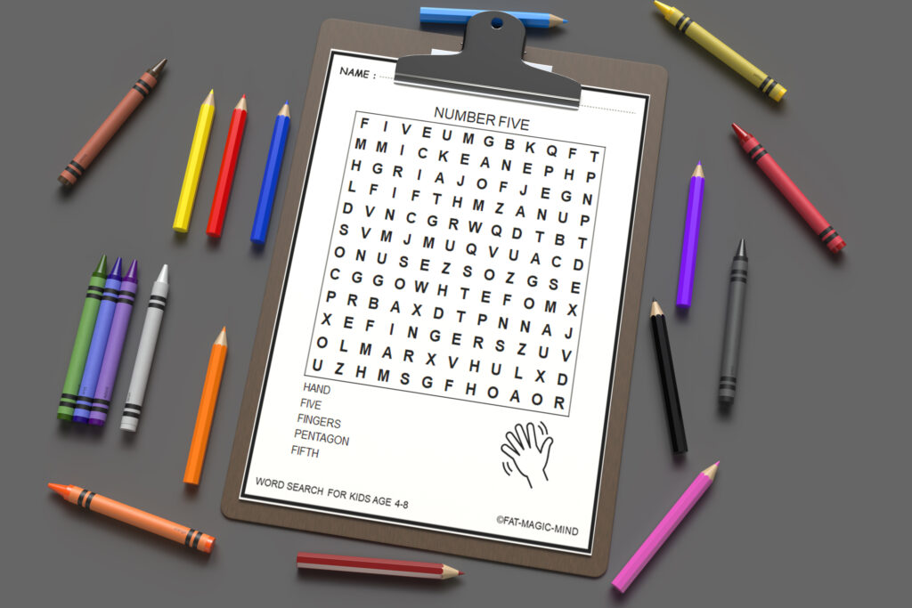 Word search for kids age 4-8 100 puzzles | Made By Teachers