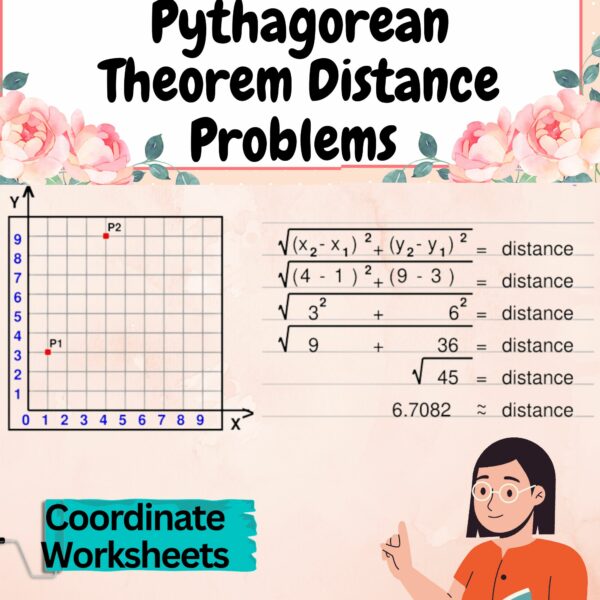 Find the distance between the points - Pythagorean Theorem Distance ...