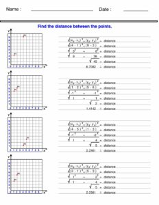 Find the distance between the points - Pythagorean Theorem Distance ...