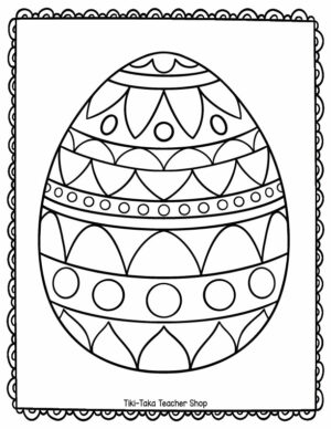 Easter Coloring Pages | Easter Egg Coloring Pages | Made By Teachers