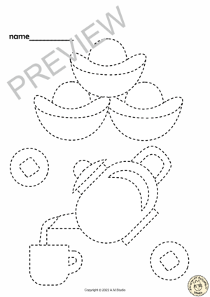 Chinese New Year Trace and Color Pages | Made By Teachers