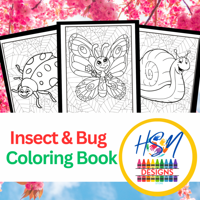 Insect and Bugs Coloring Book - Science Unit - Spring | Made By Teachers