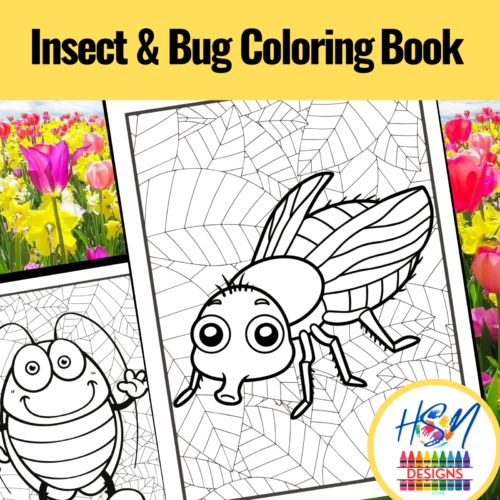 Insect and Bugs Coloring Book - Science Unit - Spring | Made By Teachers