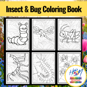 Insect and Bugs Coloring Book - Science Unit - Spring | Made By Teachers