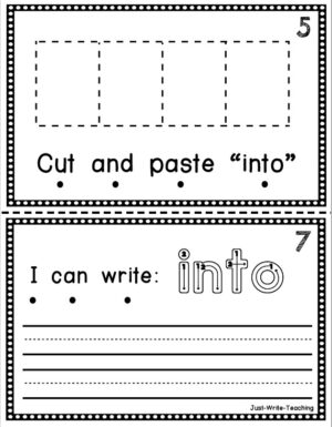 Sight Word Flip Book (Flipbook) - INTO | Made By Teachers