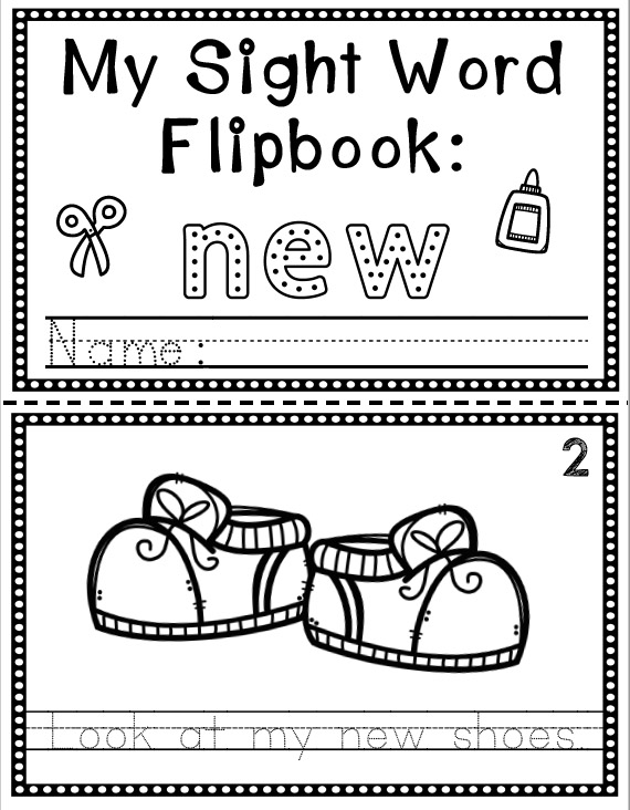 Sight Word Flip Book (Flipbook) - NEW | Made By Teachers