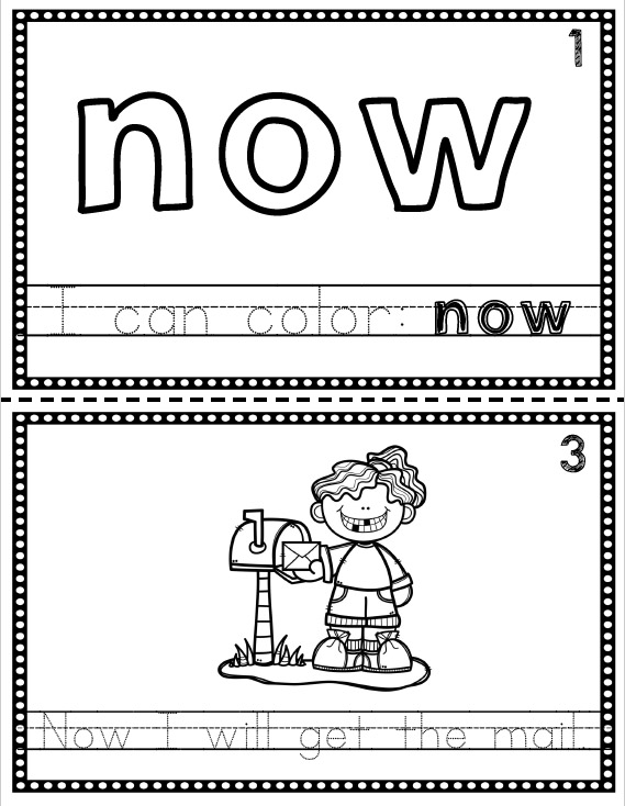 Sight Word Flip Book (Flipbook) - NOW | Made By Teachers