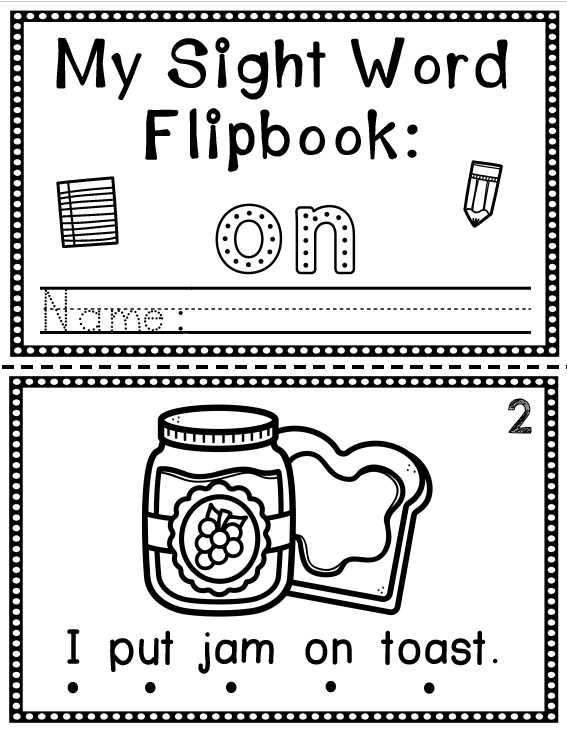Sight Word Flip Book (Flipbook) - WOULD | Made By Teachers
