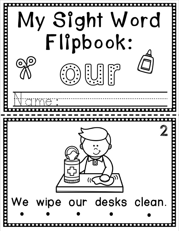 Sight Word Flip Book (Flipbook) - OUR | Made By Teachers