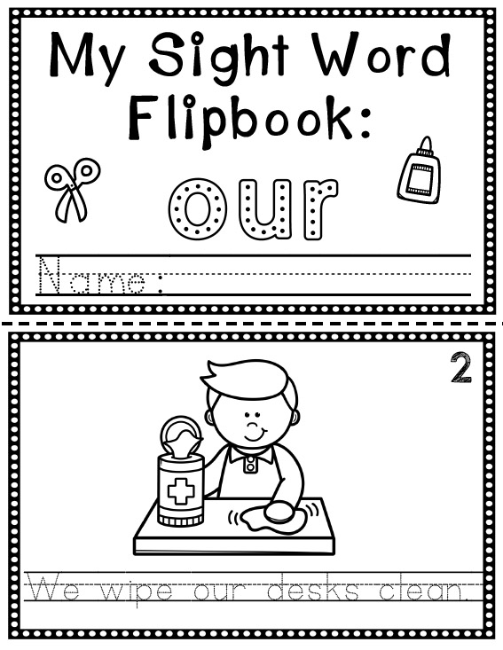 Sight Word Flip Book (Flipbook) - OUR | Made By Teachers