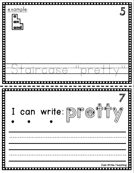 Sight Word Flip Book (Flipbook) - PRETTY | Made By Teachers