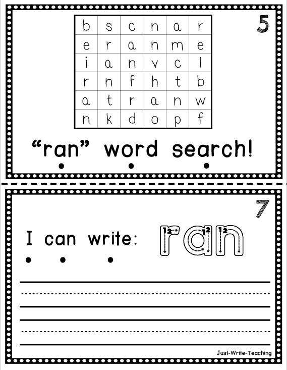 Sight Word Flip Book (Flipbook) - RAN | Made By Teachers