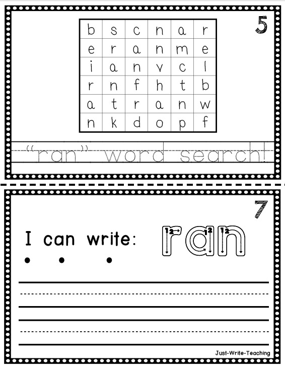 Sight Word Flip Book (Flipbook) - RAN | Made By Teachers