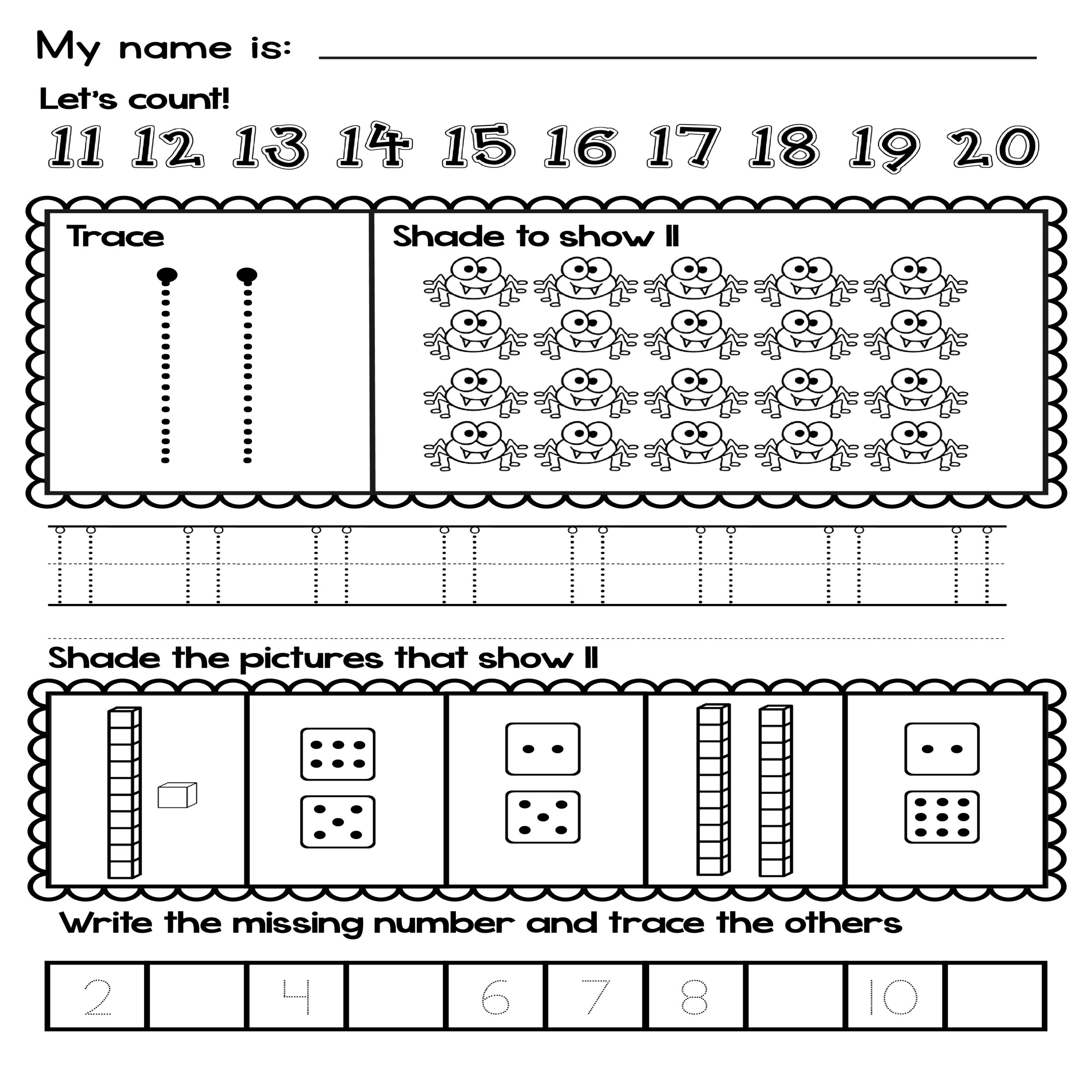 My Numbers 11-20 book | Made By Teachers
